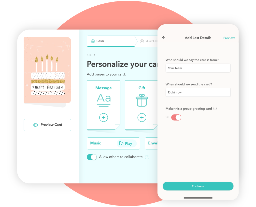 Group Greeting Cards - CardSnacks