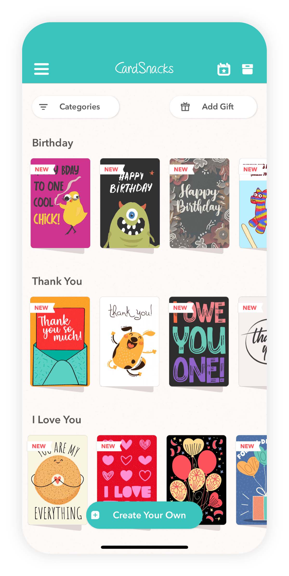 Birthday Card Campaigns and Work Anniversary Campaigns - CardSnacks